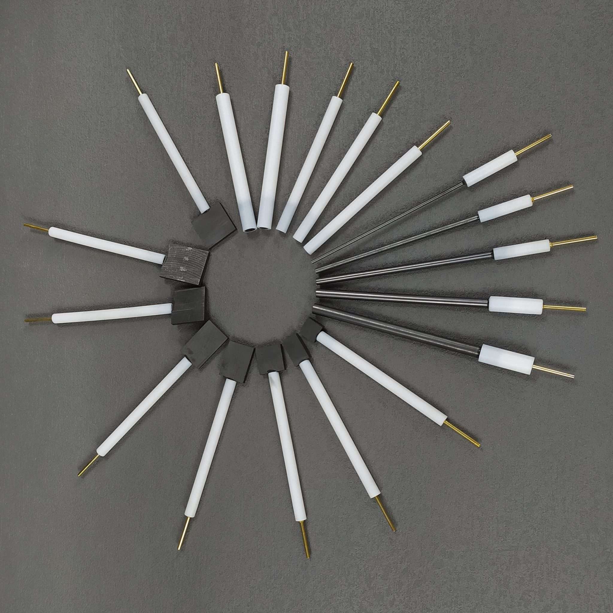 Graphite rod working electrodes with PTFE rod - Labxsci